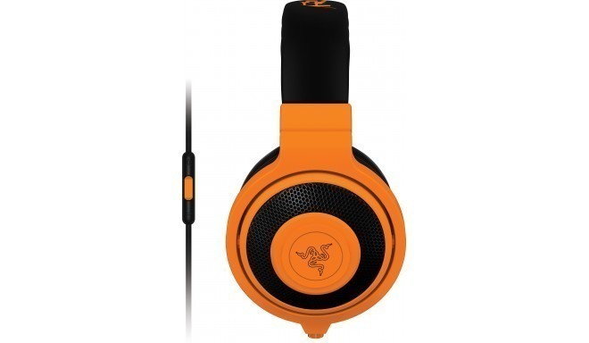 Razer gaming headset Kraken Mobile, orange - Headphones - Photopoint