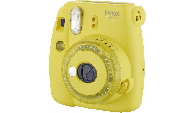 Fujifilm Instax Mini 9, clear yellow + Instax Mini film - Instant ...