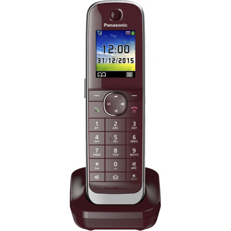 Panasonic desktop phone extra handset KX-TGJA30EXR, red - Desktop ...
