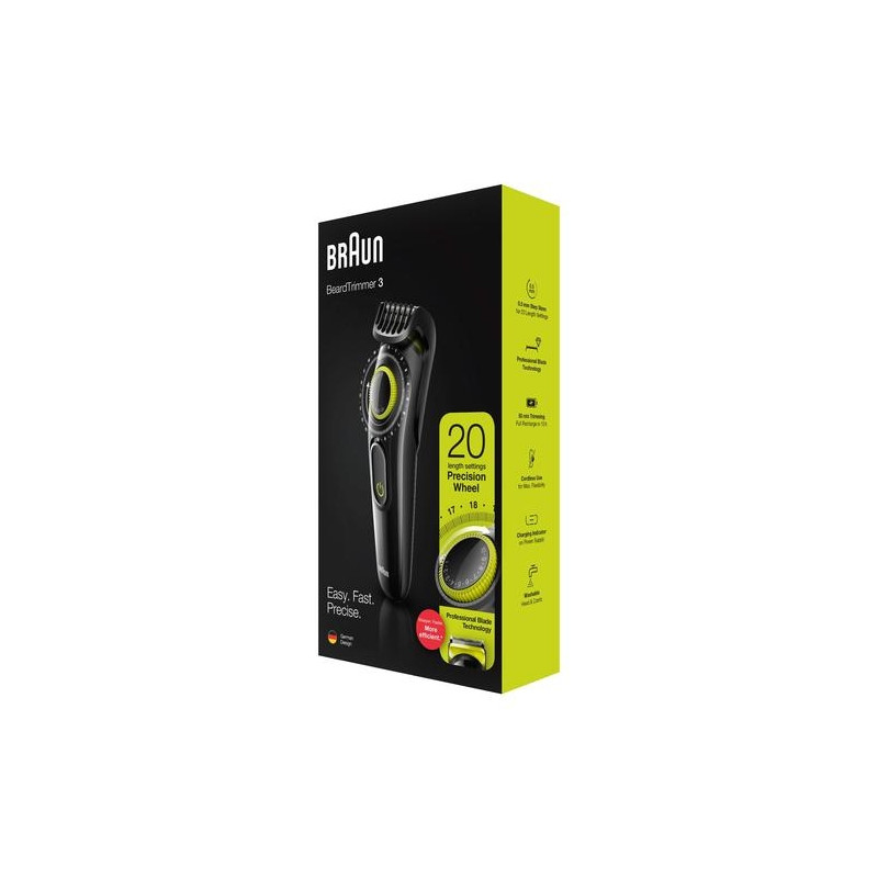 Braun BT3221 beard trimmer Black Beard trimmers Photopoint