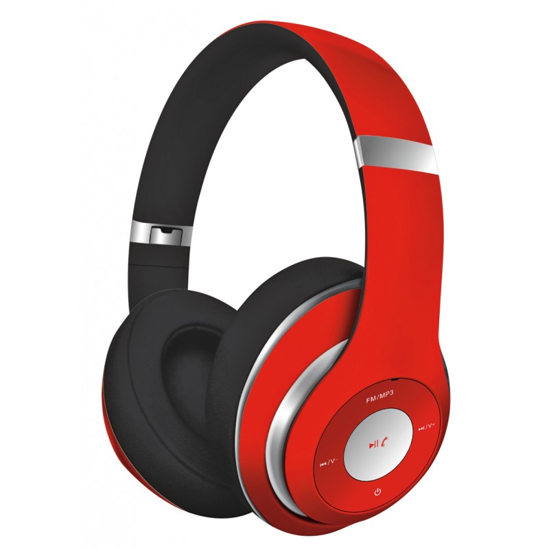 Omega Freestyle headset FH0916, red - Headphones - Photopoint