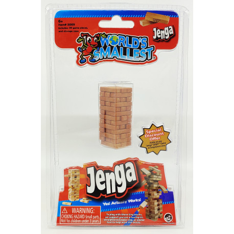 WORLD´S SMALLEST Mini board game Jenga Classic - Board games - Photopoint