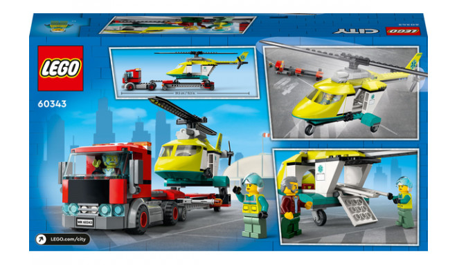 60343 LEGO® City Great Vehicles Rescue Helicopter Transport - LEGO ...