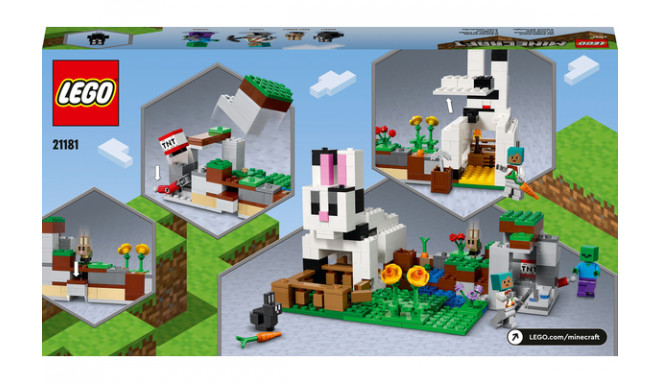 21181 LEGO® Minecraft™ The Rabbit Ranch - LEGO - Photopoint