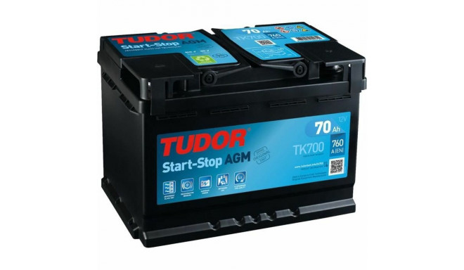 Car Battery TUDOR TK700 12 V AGM 760 A 70 Ah - Car batteries - Photopoint