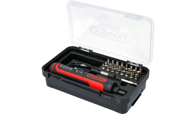 Laetava kruvikeeraja komplekt eMONSTER 1/4´´ USB, sirge käepide, 27 osa ...