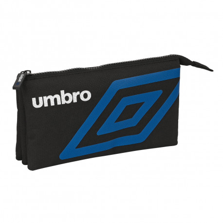 Triple Carry-all Umbro Flash Black (22 x 12 x 3 cm) - Pencil case ...
