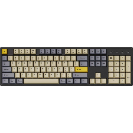 Keychron OEM Dye-Sub PBT Keycap Set - wheat grey, keycap (beige/dark ...