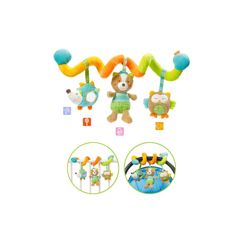 Fehn Activity Spiral Forest baby hanging toy - Voodikarussellid ...