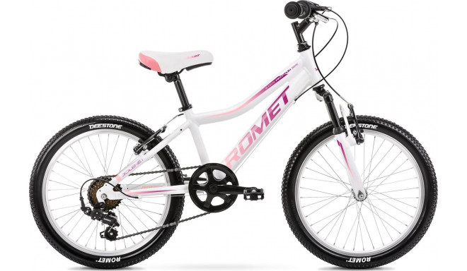 Romet Rower ROMET JOLENE 20 KID 2 biało-fiole - Bērnu velosipēdi ...