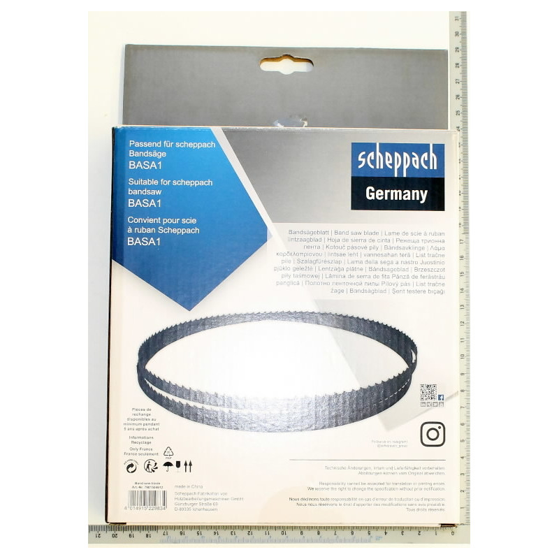 Lintsaelint Basa 1 1490x10x0.36mm 4 TPI, Scheppach - Lintsae lindid ...