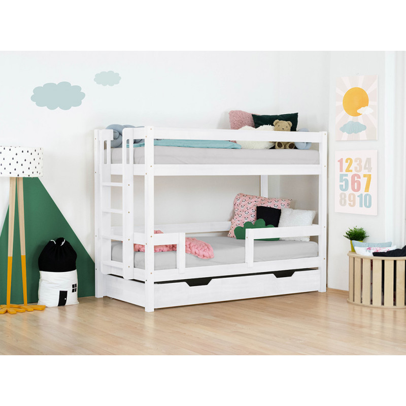 Narivoodi Uluru, valge- ratastel sahtliga - Voodid - Photopoint