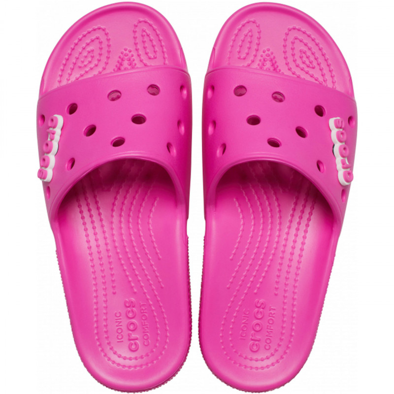 Klapki damskie Crocs Classic Slide różowe 206121 6UB - Sandals - Photopoint