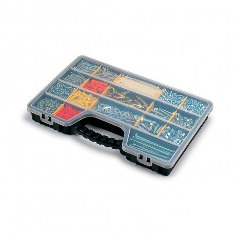 Box with compartments Terry With lid 51 x 33 x 6 cm polypropylene ...
