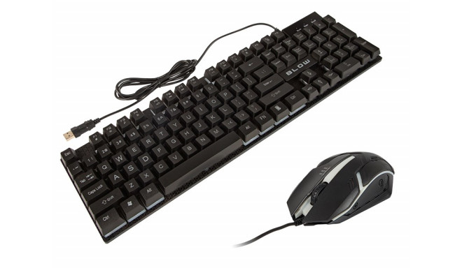 BLOW keyboard + mouse with LED TRIGGER - Keyboards - Photopoint