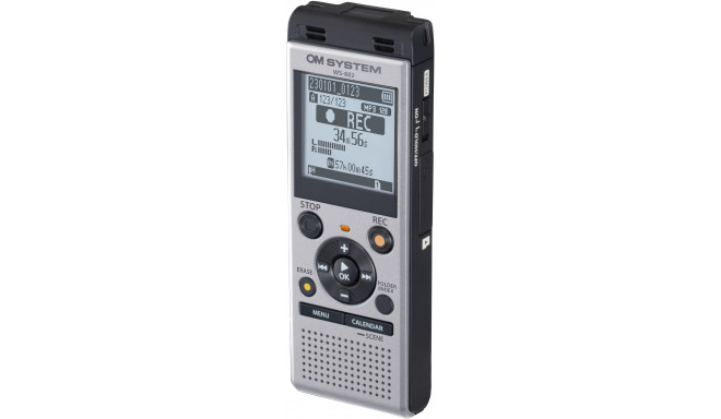 OM SYSTEM audio recorder WS-882, silver - Sound recorders - Photopoint