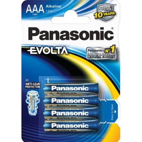 PANASONIC Panasonic Evolta AAA/LR03 patarei 4-pakk - Batteries - Photopoint