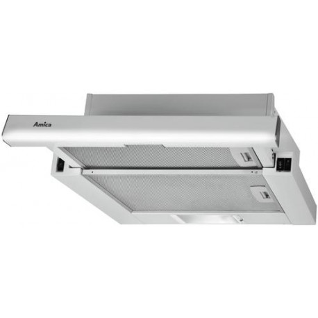 Amica OTS5234I cooker hood Semi built-in (pull out) Stainless steel 259 ...