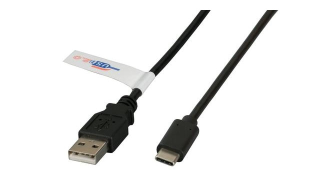 EFB Elektronik K5258SW.1 USB cable 1 m USB 2.0 USB A USB C Black ...