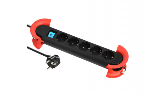 Electraline 62046 Multisocket 5P 5m - Pikendusjuhtmed - Photopoint