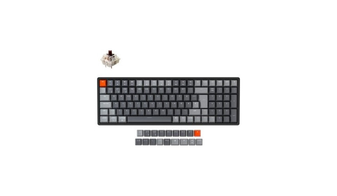 Keychron K4 v2 96% Alu RGB BT Gat Brown Hot DE-Layout K4-J2-DE ...