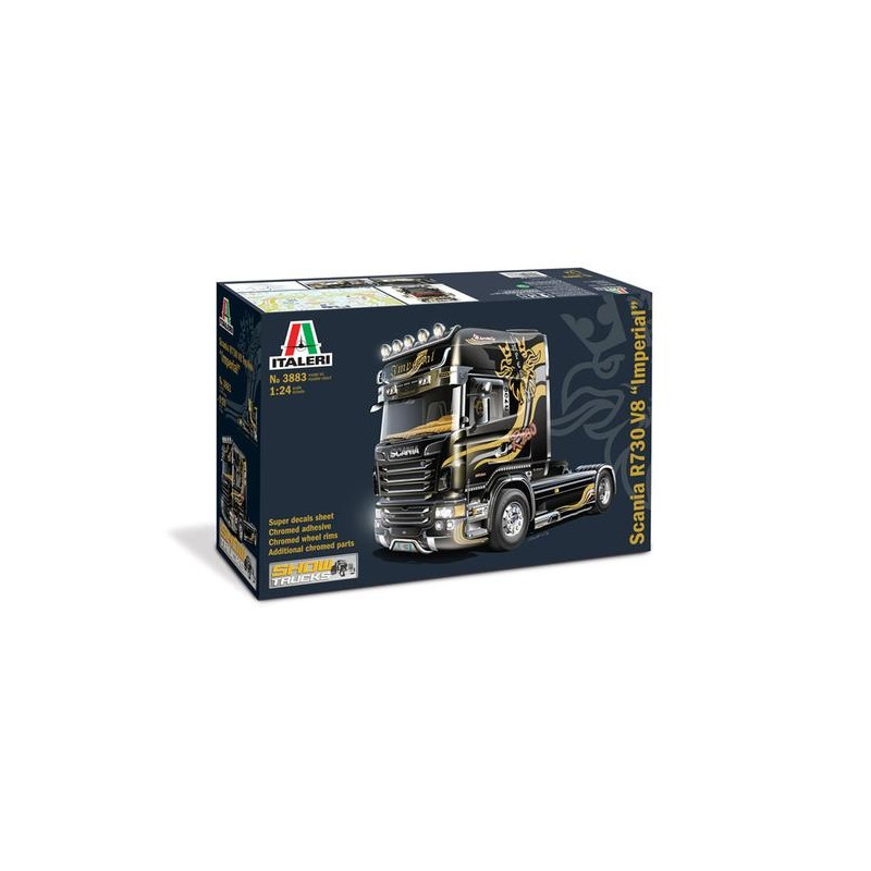 Italeri Scania R730 V8 Topline “Imperial” Truck/Trailer model Assembly ...