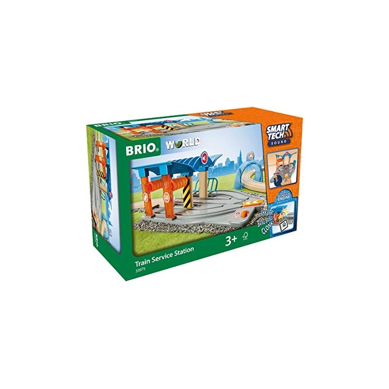BRIO Smart Tech Sound car wash with W. - 33975 - Toy trains and ...