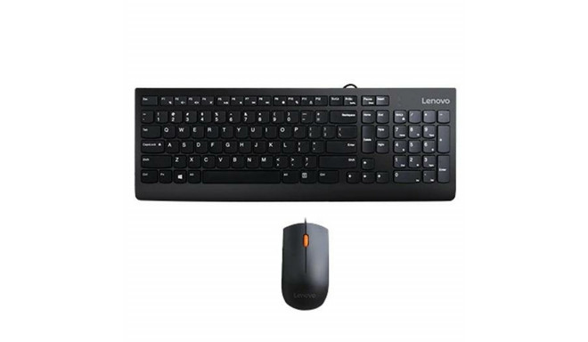Klaviatuur ja Hiir Lenovo Must Hispaaniakeelne Qwerty - Klaviatuurid ...