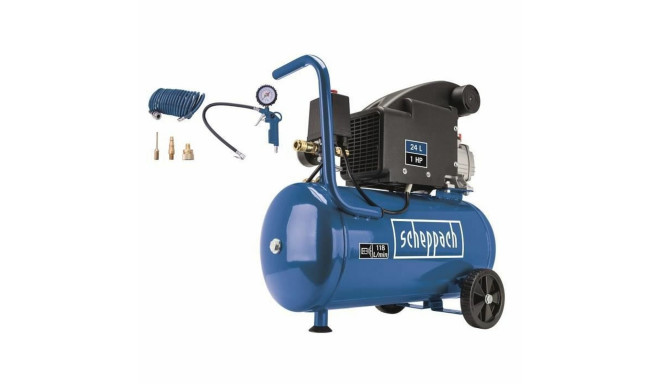 Air Compressor Scheppach HC24-8S Horizontal 750 W 8 bar 24 L ...