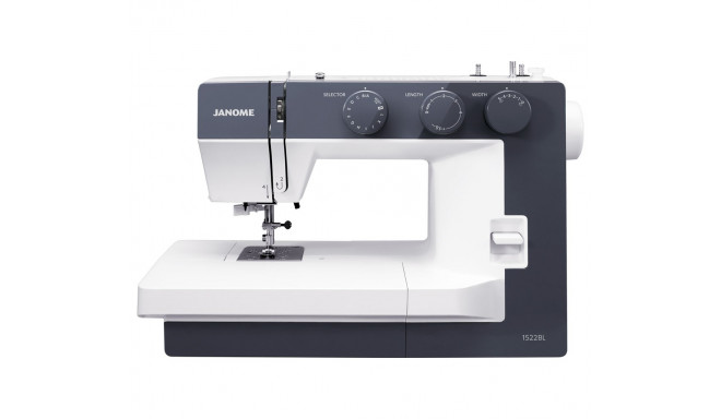 JANOME SEWING MACHINE 1522 BL DARK BLUE - Õmblusmasinad - Photopoint