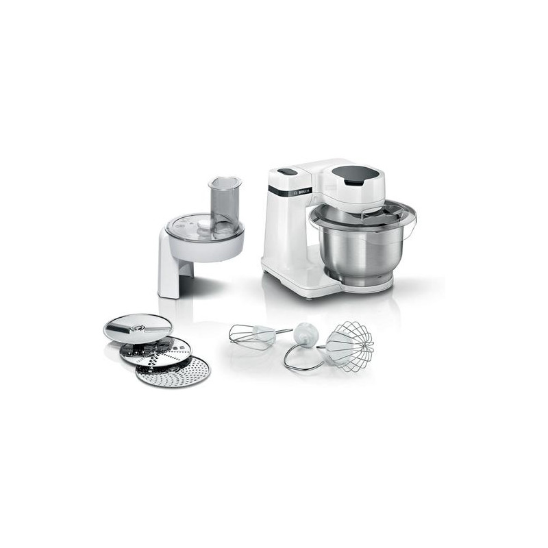 Bosch Serie 2 MUMS2EW01 food processor 700 W 3.8 L Stainless steel ...