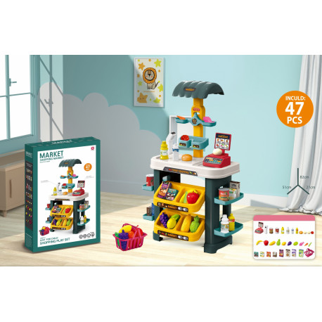 Market shopping play set 2104U411 - Role playing toys for kids - Photopoint