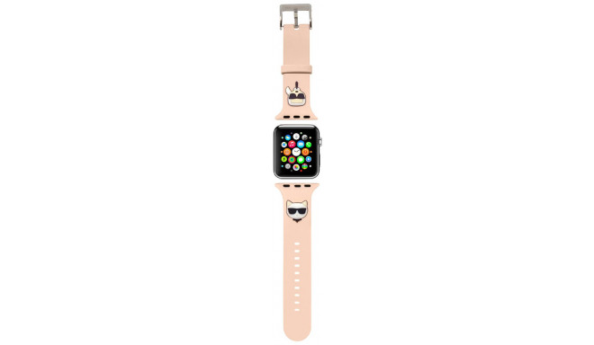 Karl Lagerfeld watch strap Silicone And Choupette Heads Apple Watch 42 ...