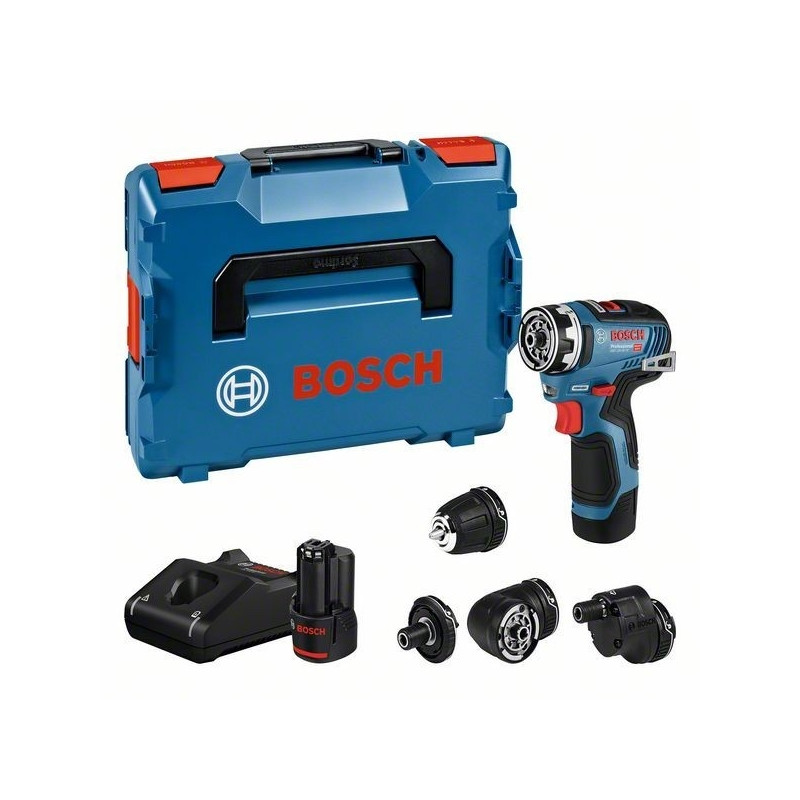 Akutrell Bosch GSR 12V-35 FC, Full Set, (2x3.0Ah) GAL 12V-40, 0-460 / 0 ...