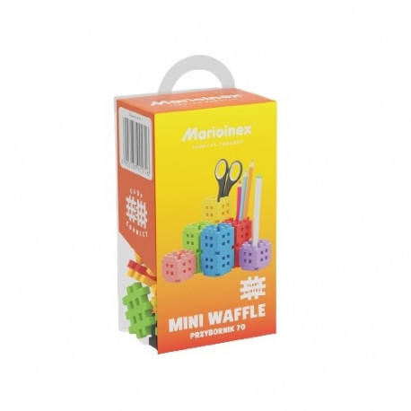 Construction blocks Mini Waffle - Toolbox 70 elements - Bricks and ...