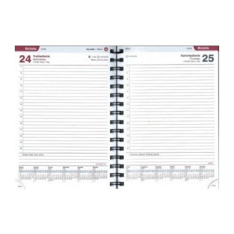 Supplement - calendar Spirex Day A5 2024m. - Dienasgrāmatas - Photopoint