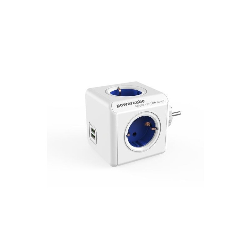 Allocacoc PowerCube Original USB power extension 4 AC outlet(s) Indoor ...