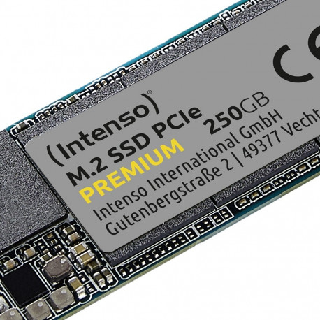 Intenso SSD M.2 250GB Premium NVMe PCIe 3.0x4 - SSD drives - Photopoint