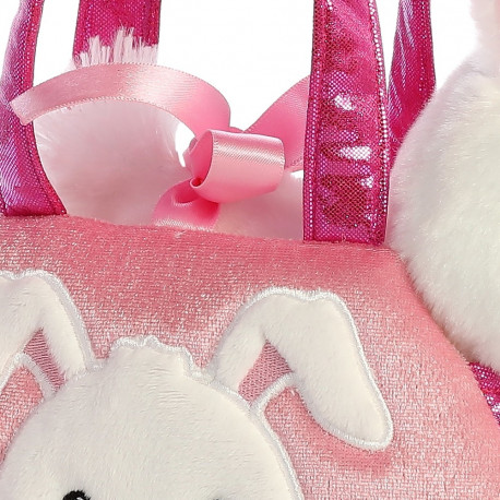 AURORA Fancy Pals plush toy rabbit in a bag, 20 cm - Plushies - Photopoint