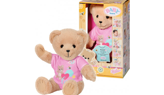 BABY BORN Plush Bear pink, 43cm - Plushies - Photopoint