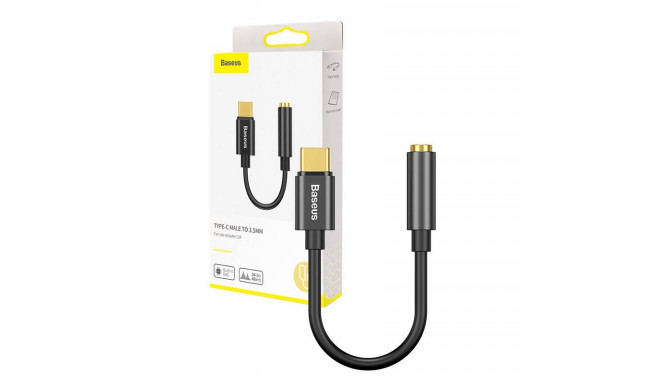 Baseus L54 Audio Adapter USB-C + mini jack 3,5mm (Black) - Adapters ...