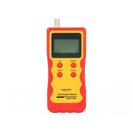 DeLOCK 86108 network cable tester Yellow, Red - Võrgutestrid - Photopoint
