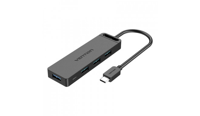 Hub 5in1 with 4 Ports USB 3.0 and USB-C cable Vention TGKBF 1m - USB ...