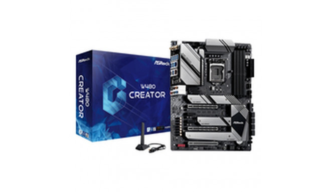 Motherboard ASRock W480 CREATOR Intel Wi-Fi 6 Intel W480 LGA 1200 ...