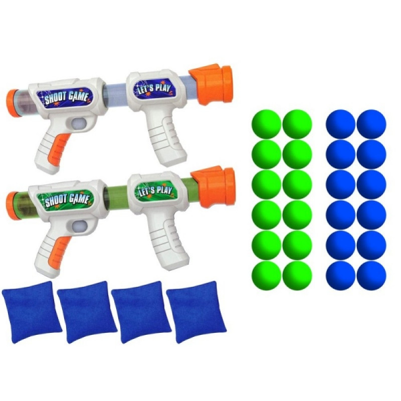4 in 1 Target Toss Game Bags Foam Ball Gun - Mängurelvad ja tarvikud ...
