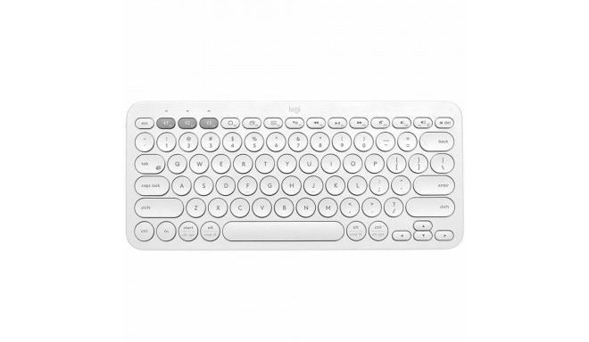 Bluetooth Klaviatuur Logitech K380 Valge Hispaaniakeelne Qwerty ...