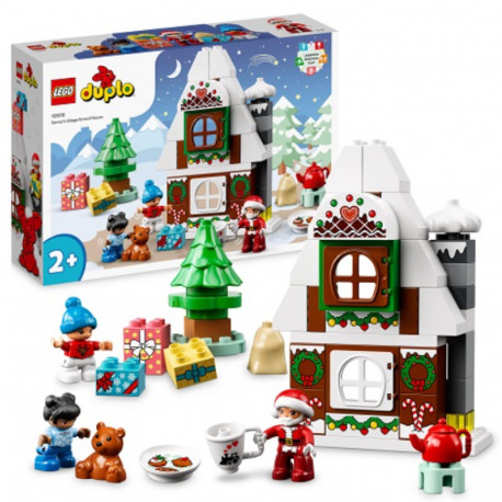 LEGO 10976 Duplo Gingerbread House with Santa Claus Constructor ...