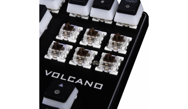 WIRED MECHANICAL RGB KEYBOARD VOLCANO - Klaviatuurid - Photopoint