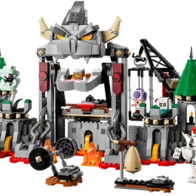 LEGO 71423 Super Mario Dry Bowser Castle Battle Constructor ...