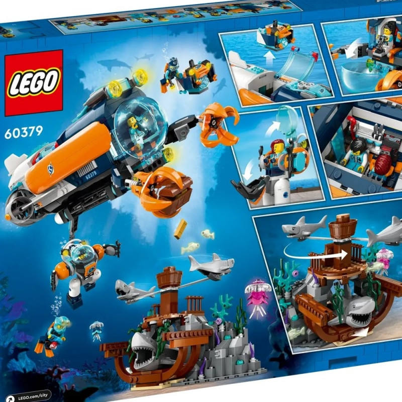 LEGO CITY 60379 DEEP-SEA EXPLORER SUBMARINE - LEGO - Photopoint